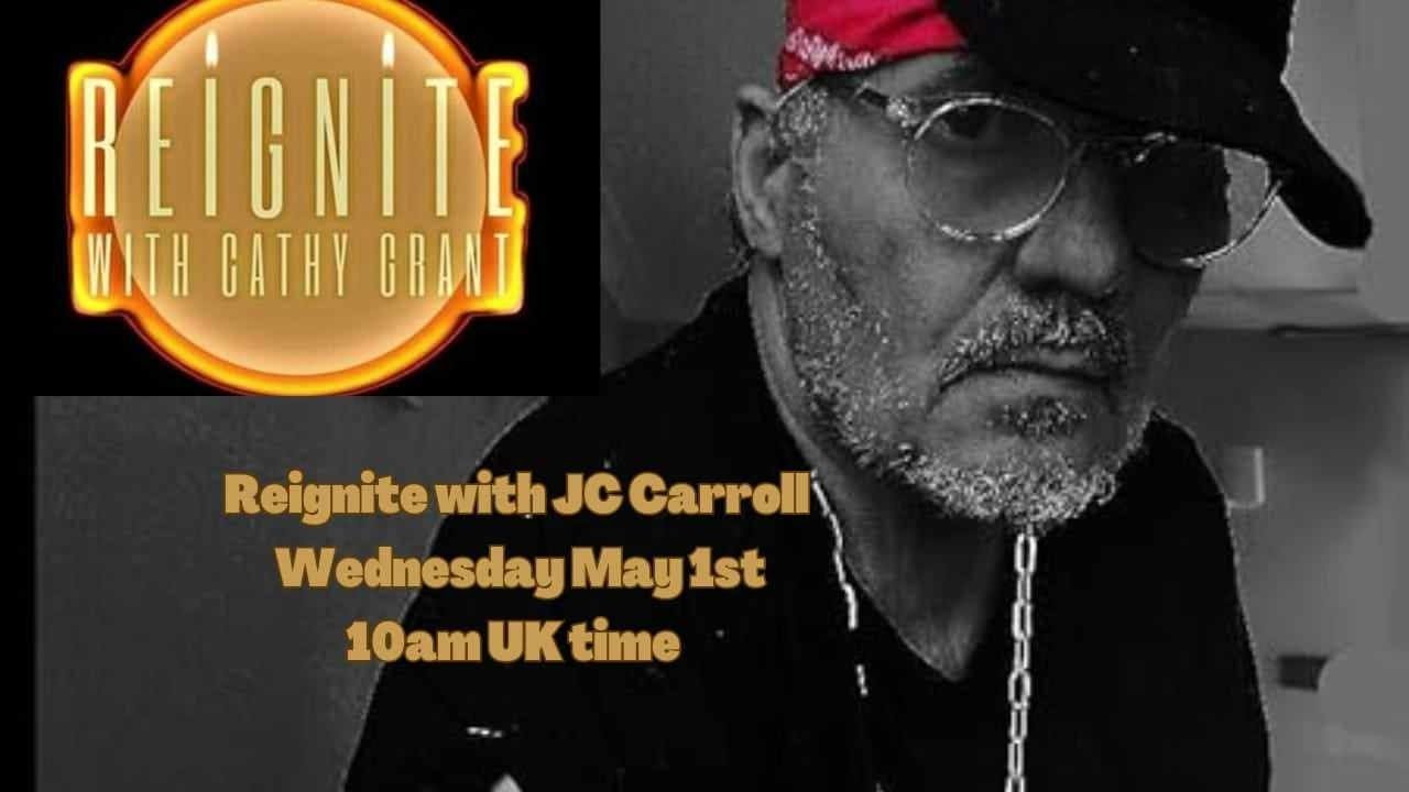 J C Caroll LIVE on Reignite with Cathy Grant ( Weds 1st May 2024) - YouTube