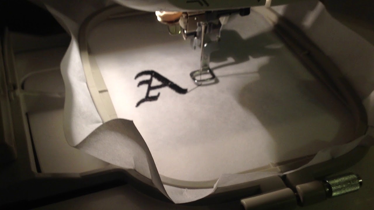 Embroidery Sample for Brother ULT2001 - YouTube