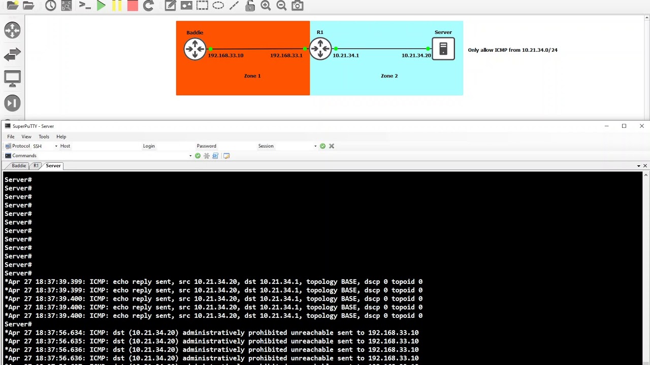 Simple spoofing attack emulation on Cisco router - YouTube