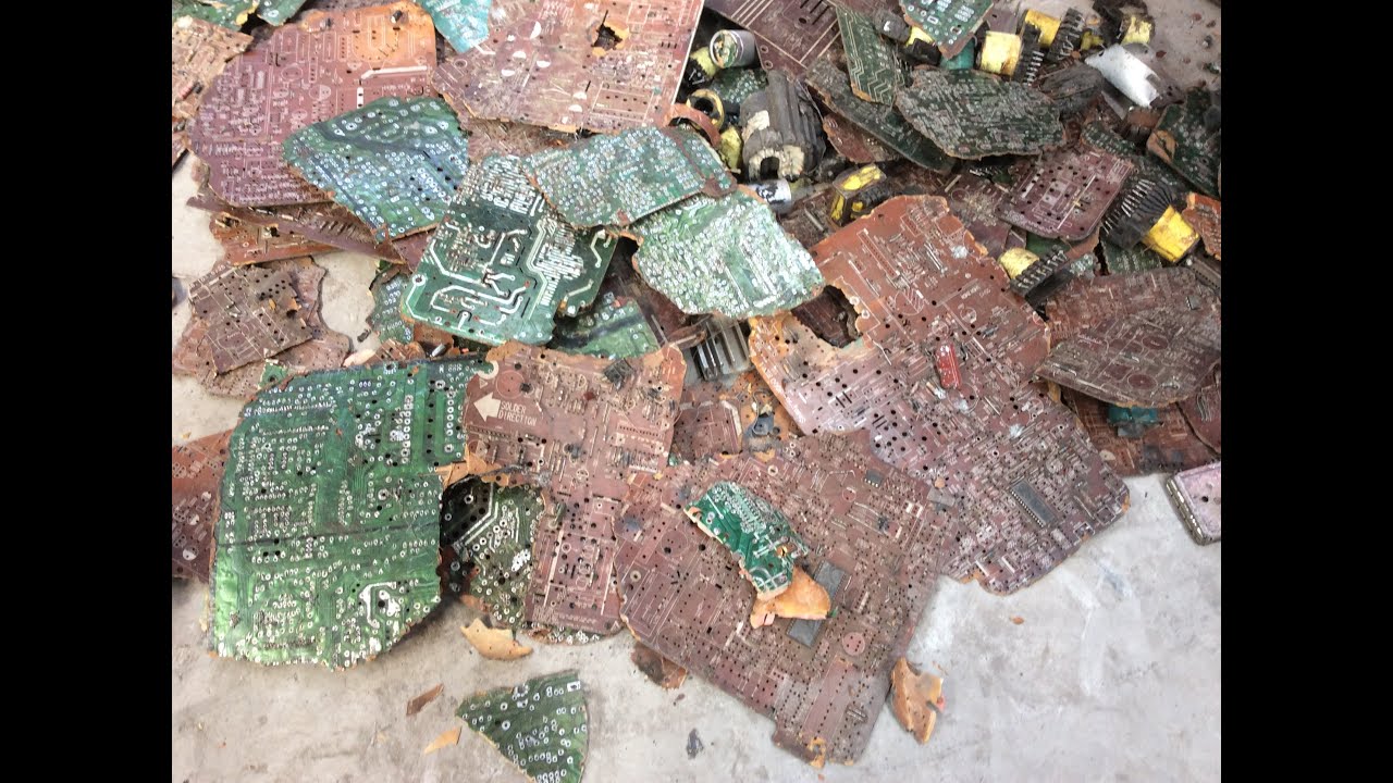 PCB Dismantling System Electronic Components Disassembling Process ...