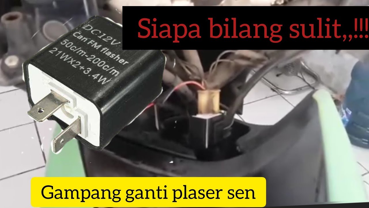 cara mudah ganti plaser sen Vario 110 carbu,tak perlu ke bengkel - YouTube