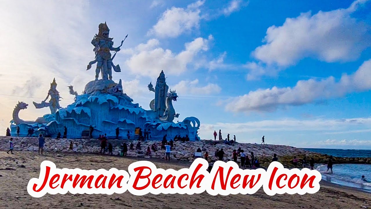 The New Icon Of Jerman Beach Kuta Bali - YouTube