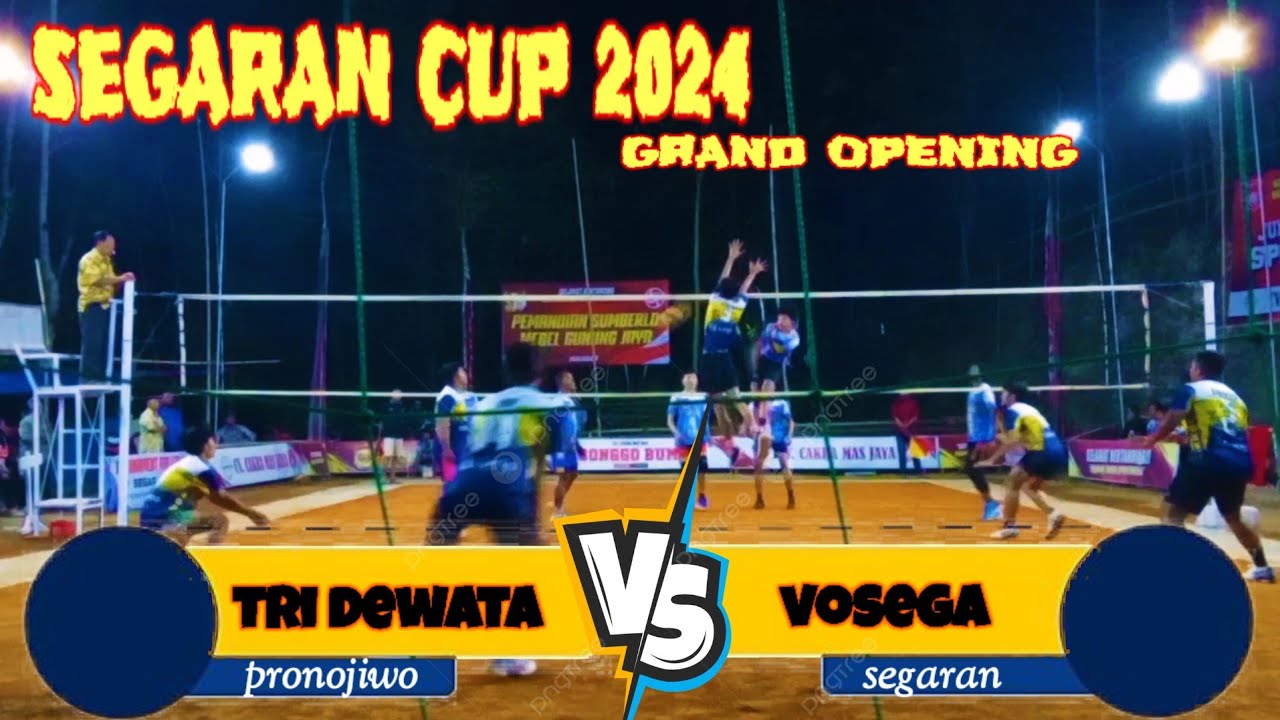 indonesia volleyball || grand opening turnamen SEGARAN cup 2024 - YouTube