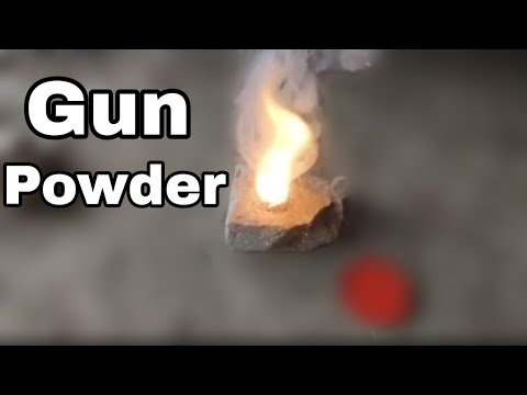 How To Make Gun Powder At Home ।। घर पर बनाओ बारूद।।#experiment - YouTube