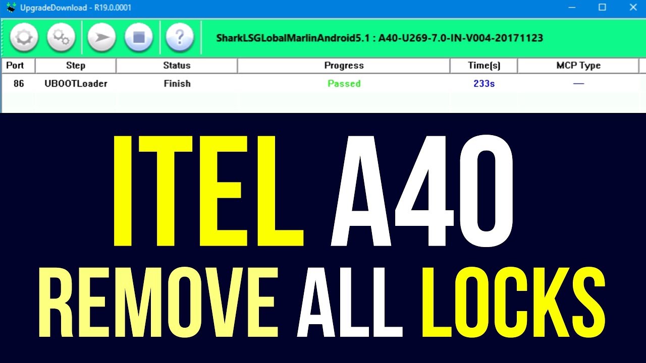 REMOVE ALL LOCKS ITEL A40 - YouTube