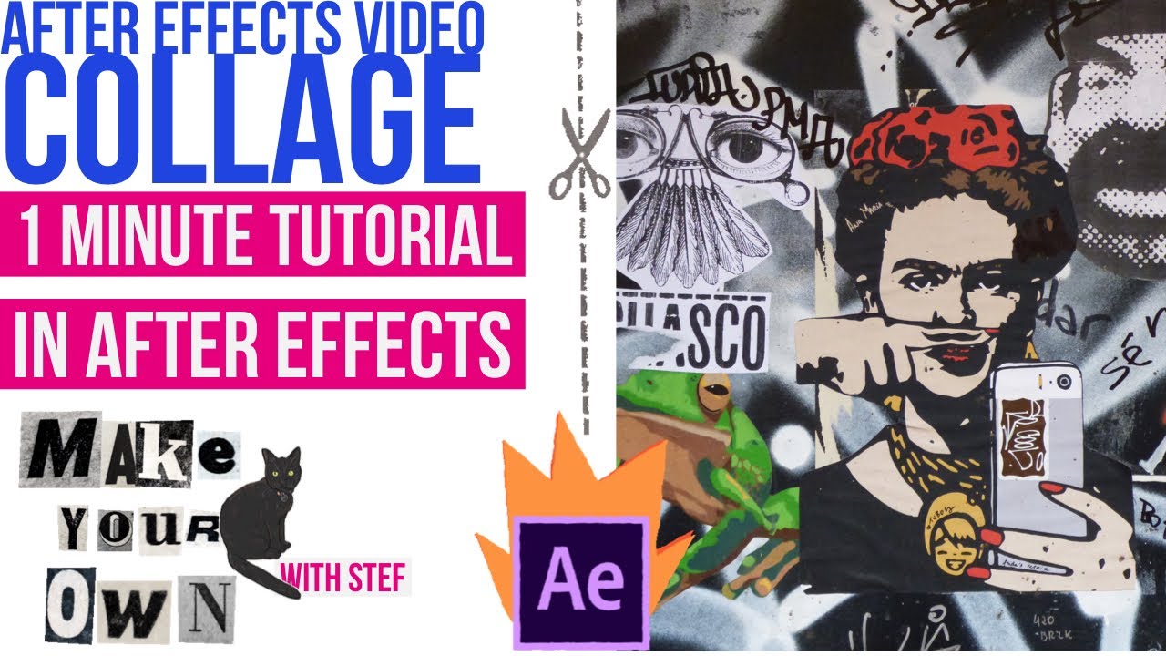 After Effects Video Collage Intermediate: 1 Minute Tutorial - YouTube