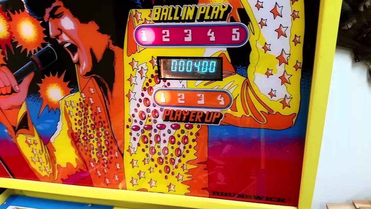 Brunswick Alive! true home-use-only pinball machine fluorescent scoring ...