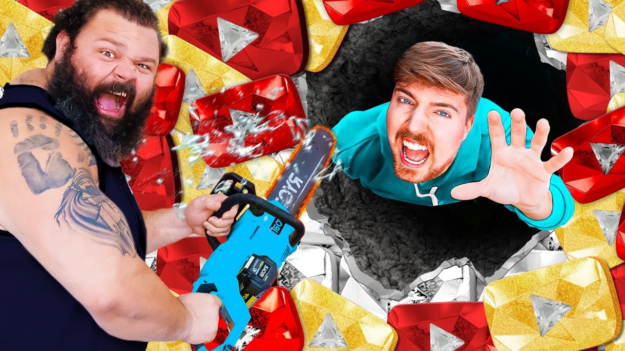 1000 YouTubers vs Worlds Strongest Man! - YouTube