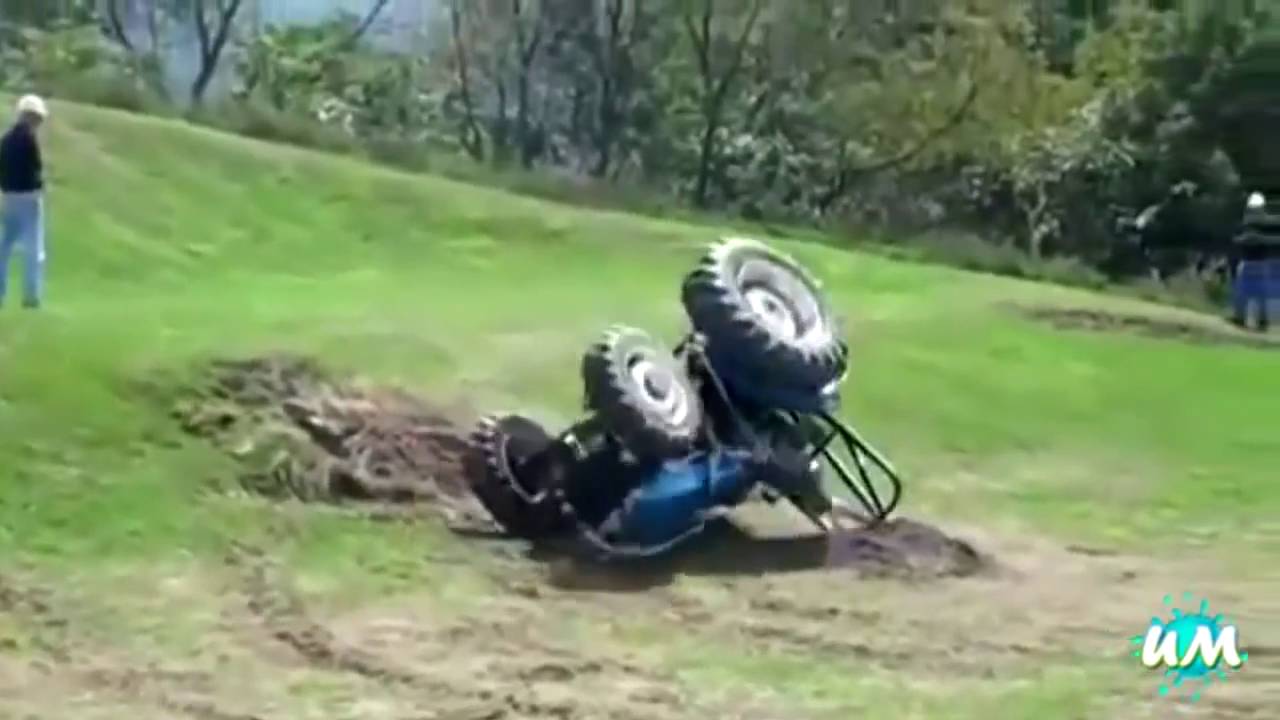 Funny compilation of jokes with tractors - YouTube