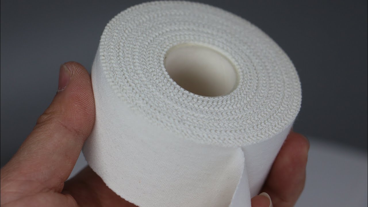 High Adhesive Full Cotton White Rigid Strapping Sports Athletic Cloth ...