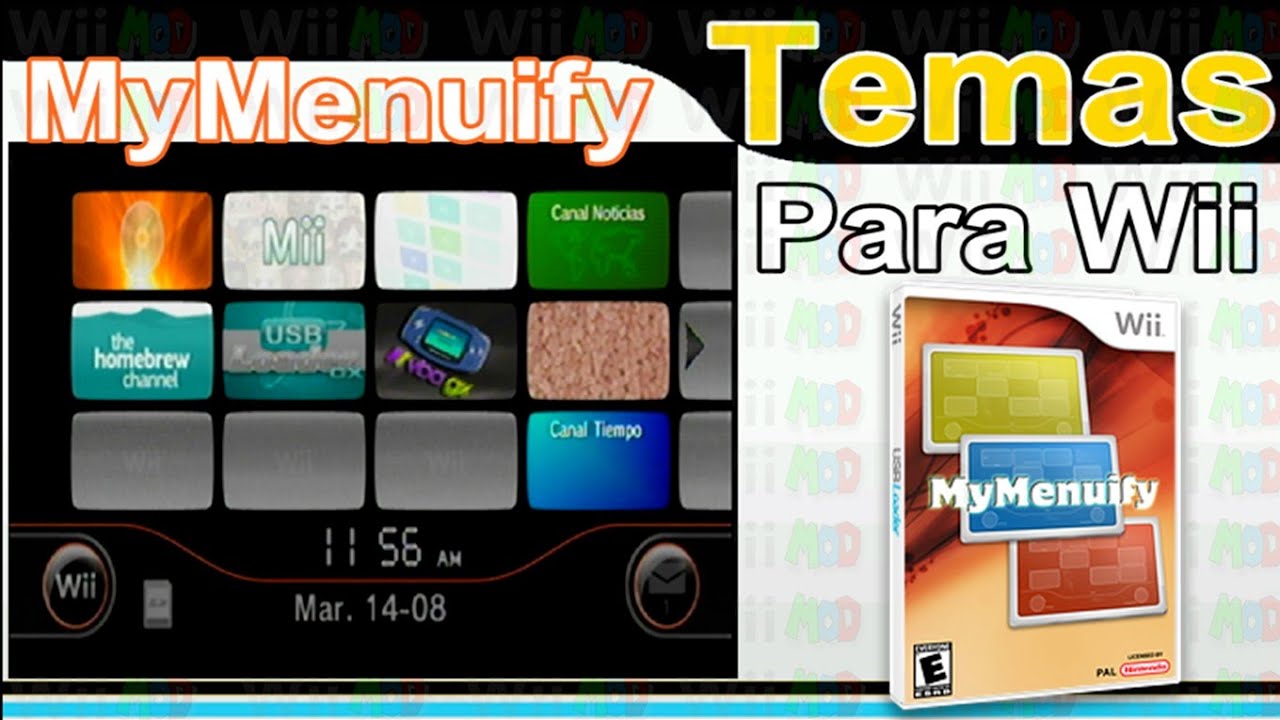 (20) Como mudar o tema "Skin" do Menu Wii - YouTube