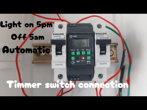 Light on time 5pm/off 5am automatic. - YouTube