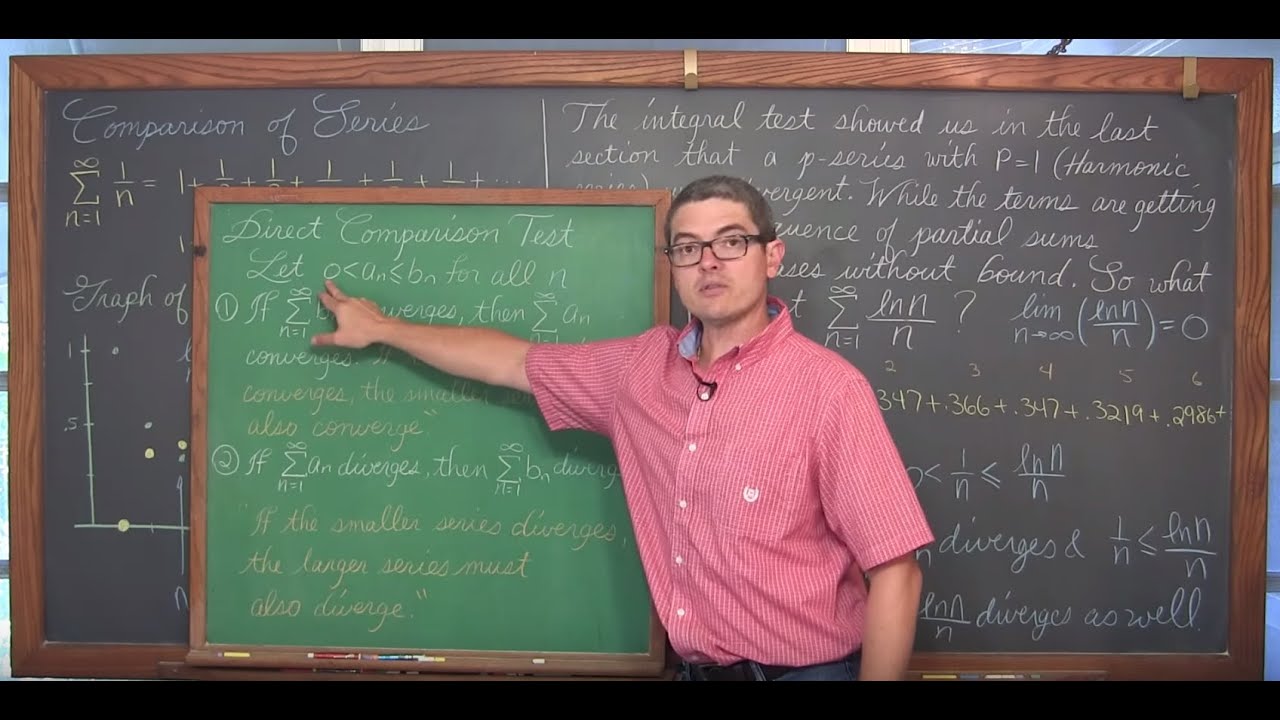 Direct Comparison Test for Series 3 Examples Calculus 2 BC - YouTube