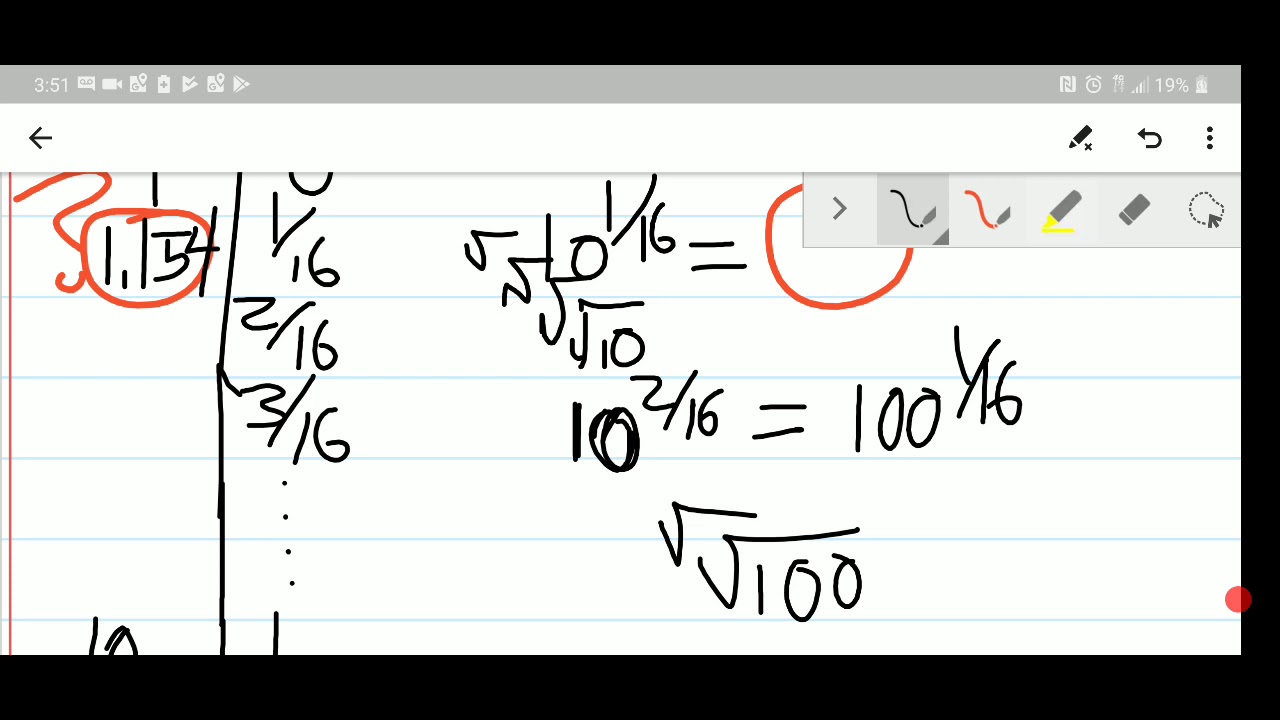 Logarithm table by Hand Part I - YouTube