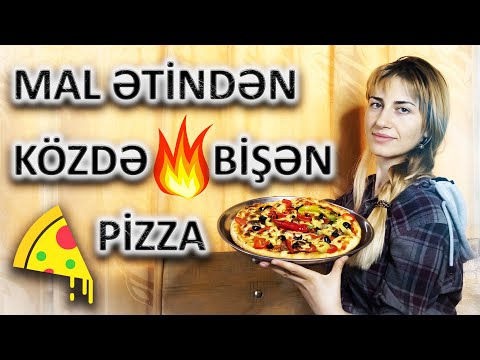 KÖZDƏ BİŞƏN PİZZA (MAL ƏTİNDƏN)