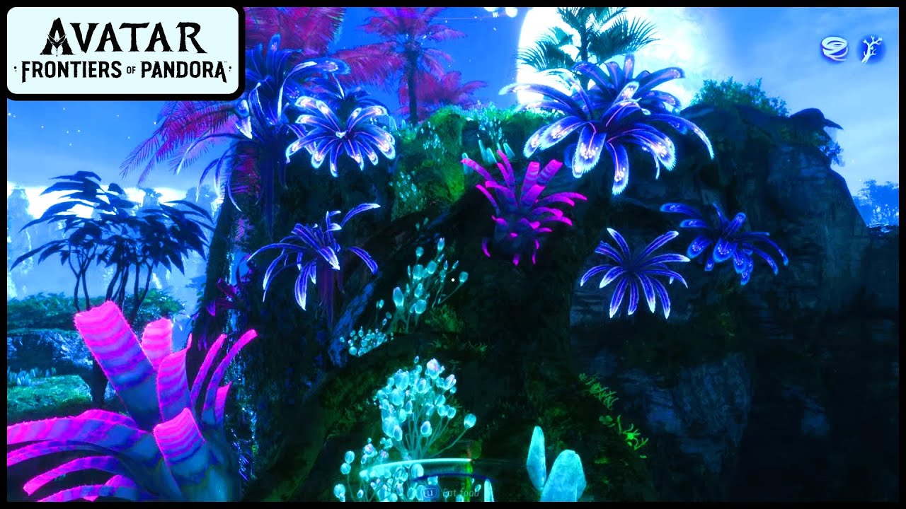 Avatar: Frontiers of Pandora 🩵 The Planet's Flora looks Beautiful at Night 🩵 - YouTube