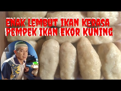 Pempek ikan Ekor kuning Juga Enak lembut / Yellow tail fish pempek is ...