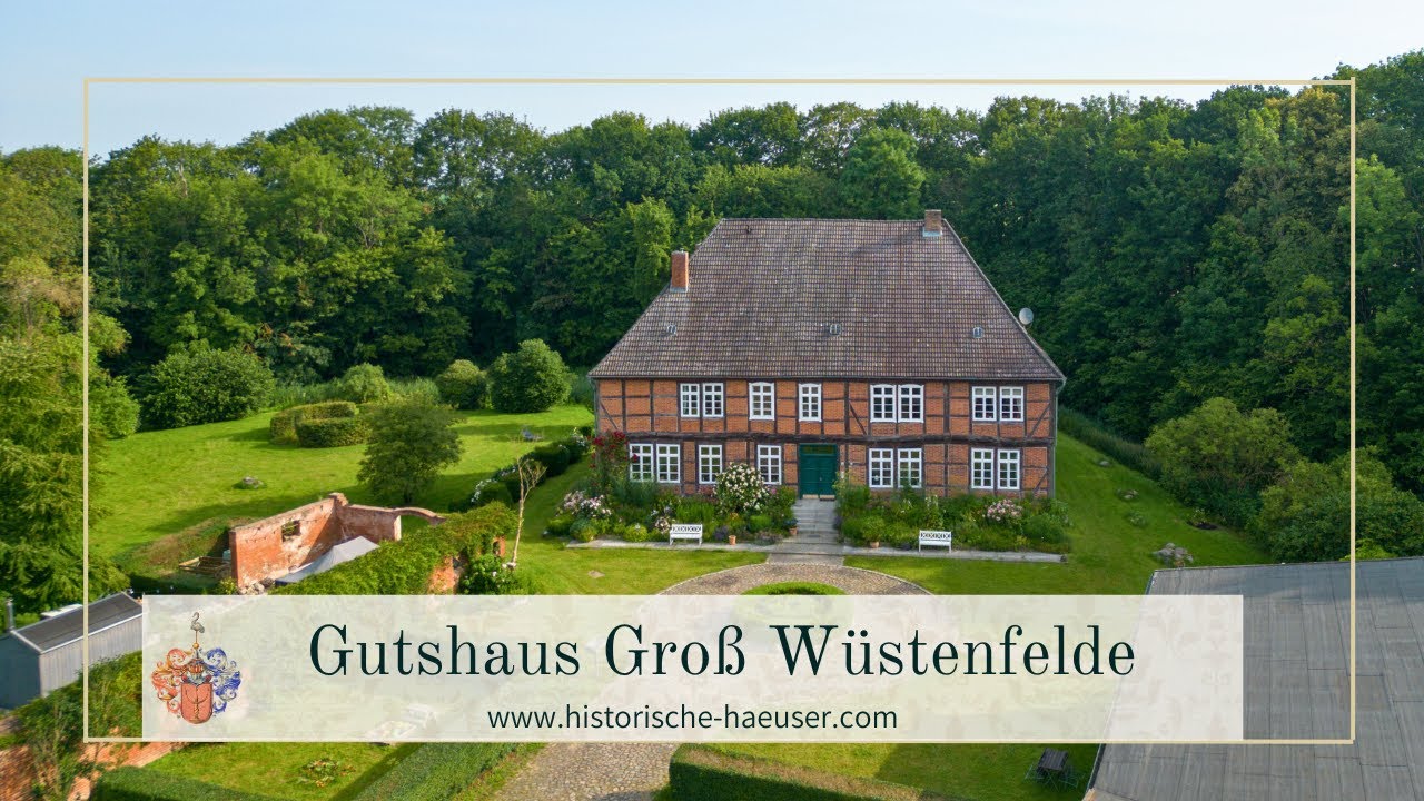 Gutshaus Groß Wüstenfelde in Mecklenburg-Vorpommern - YouTube