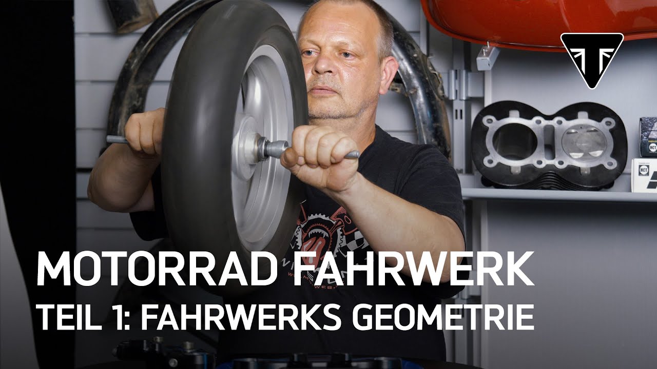 Motorrad Fahrwerk Teil 1 - Geometrie, Nachlauf, Lenkimpuls, Radstand ...