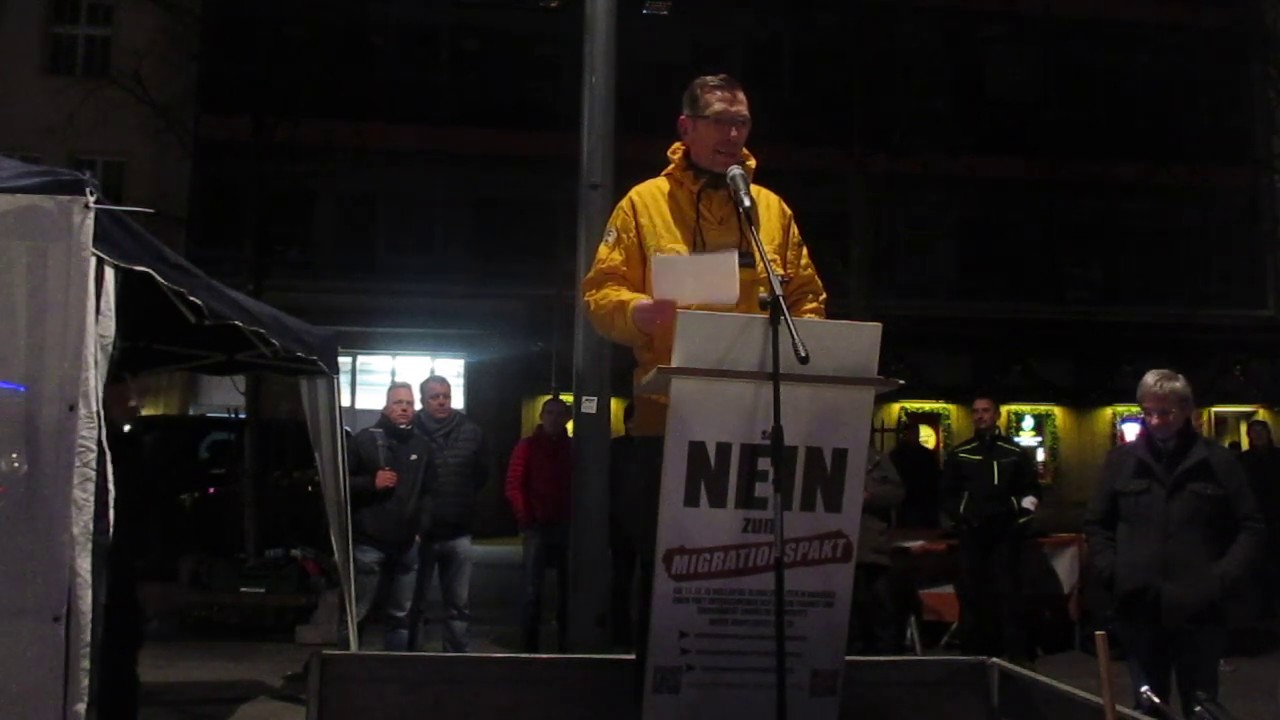 Rene Jahn ("das trojanische Pferd") , Cottbus 6.1.2019, "Zukunft Heimat ...