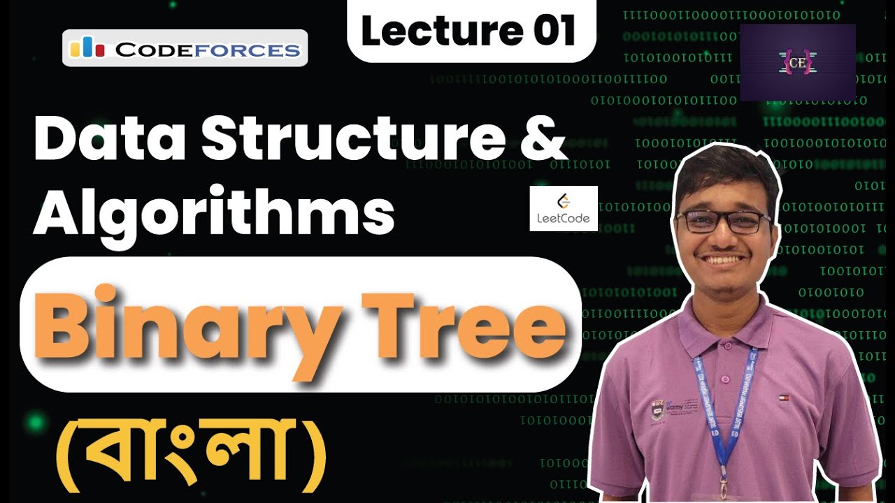 Binary Tree Pre Order Traversal Data Structure And Algorithms Bangla C Youtube