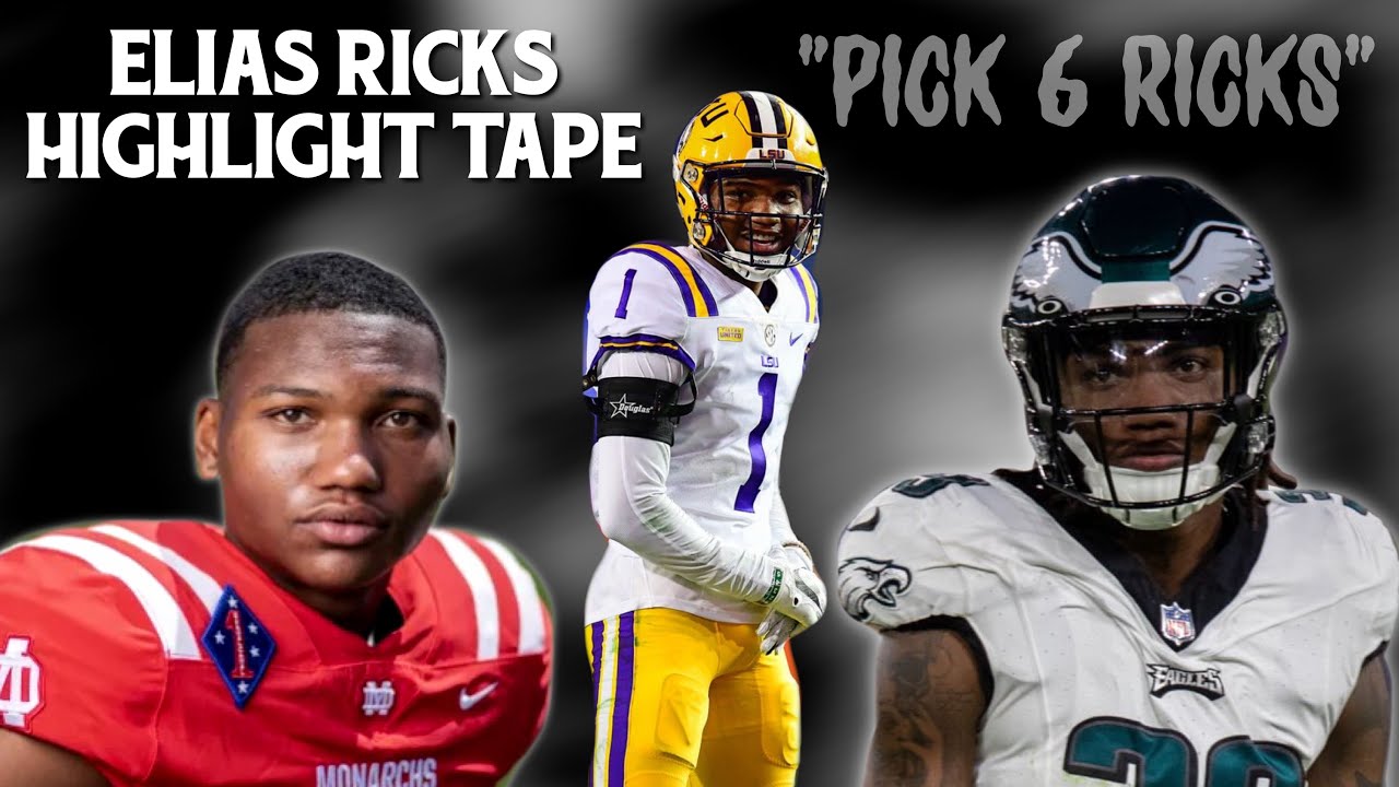 Eli Ricks Highlight Mix (PICK 6 RICKS) Welcome to the NFL! Eagles - YouTube