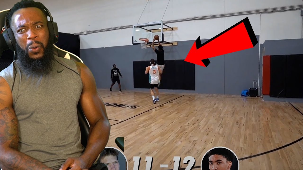 He DUNKS ON HIM! Jesser vs Kenyon Martin Jr. Basketball Challenge - YouTube