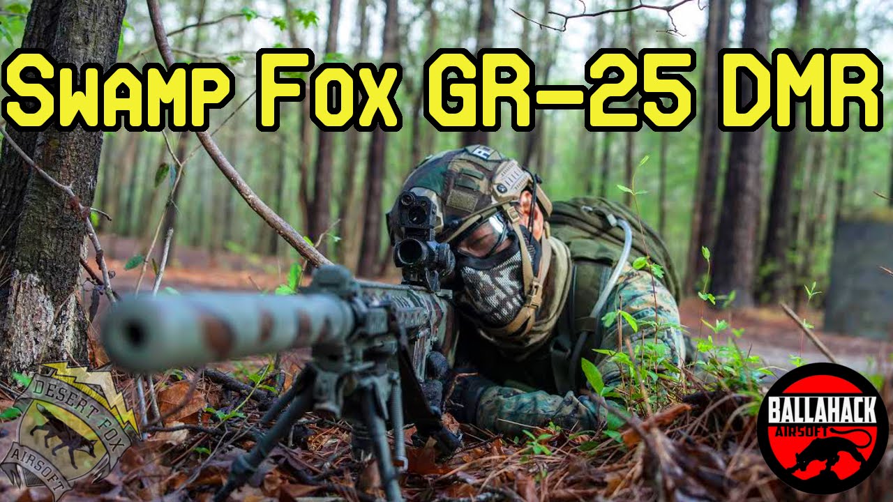 Swamp Fox at Ballahack Airsoft with Novritsch (G&G GR25 DMR) - YouTube