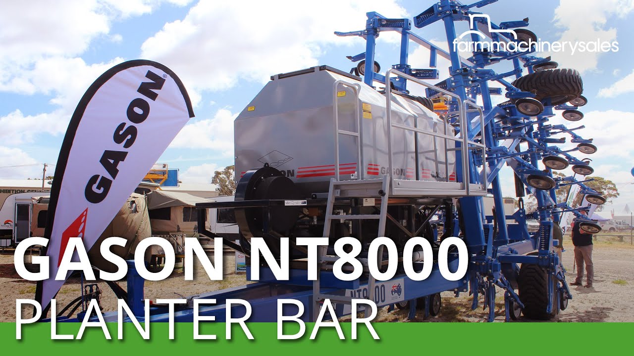 Gason launches transport friendly NT8000 planter bar WMFD 2018 - YouTube