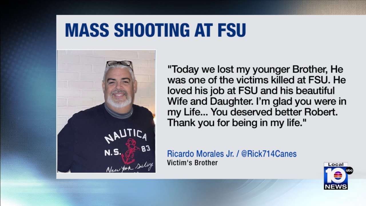 1 victim identified following mass shooting at FSU - YouTube