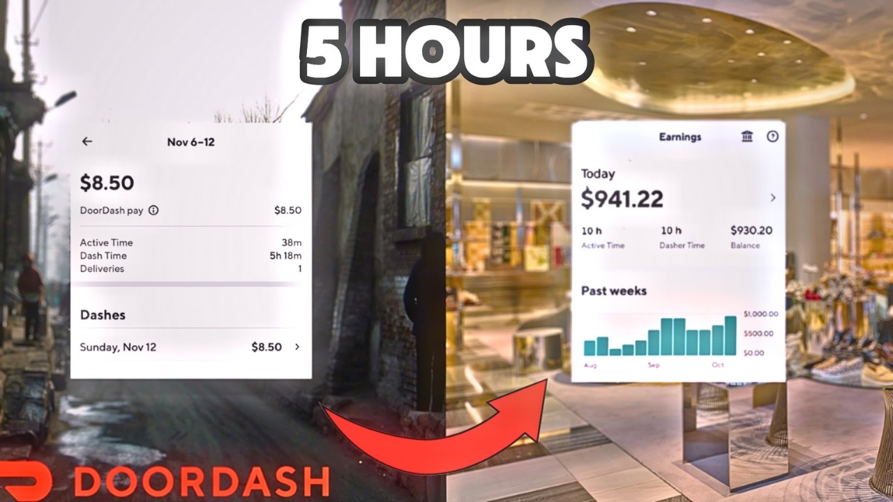 POV Day In a life of a Doordash Delivery rider - YouTube