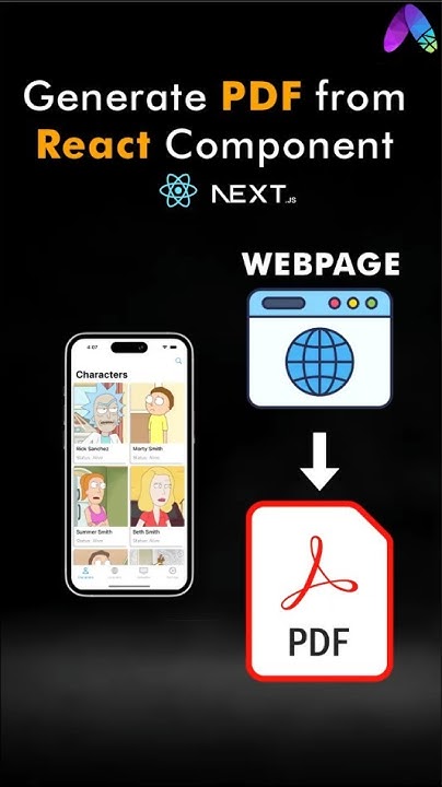 Create 📄PDFs in React | Next.js Like a Pro!🚀 #reactjs #coding #nextjs # ...
