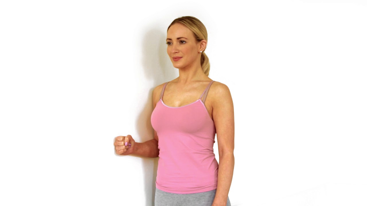 Isometric shoulder abduction wall - YouTube