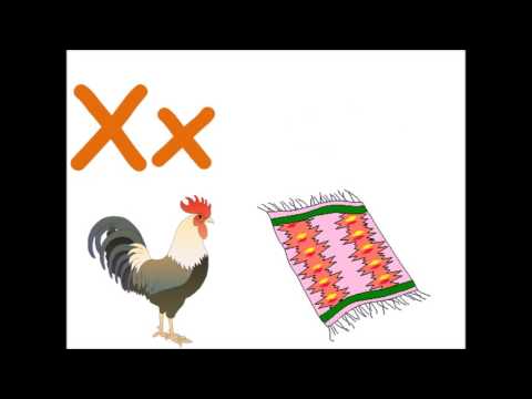 Hərfləri birlikdə öyrənək! X hərfi