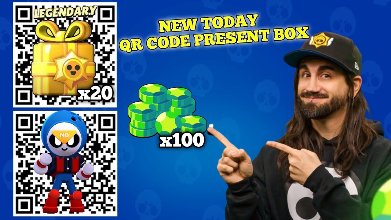 FREE🎁 x20 LEGENDARY GIFTS😍 PRESENT QR CODE | BRAWL STARS QR CODES ...