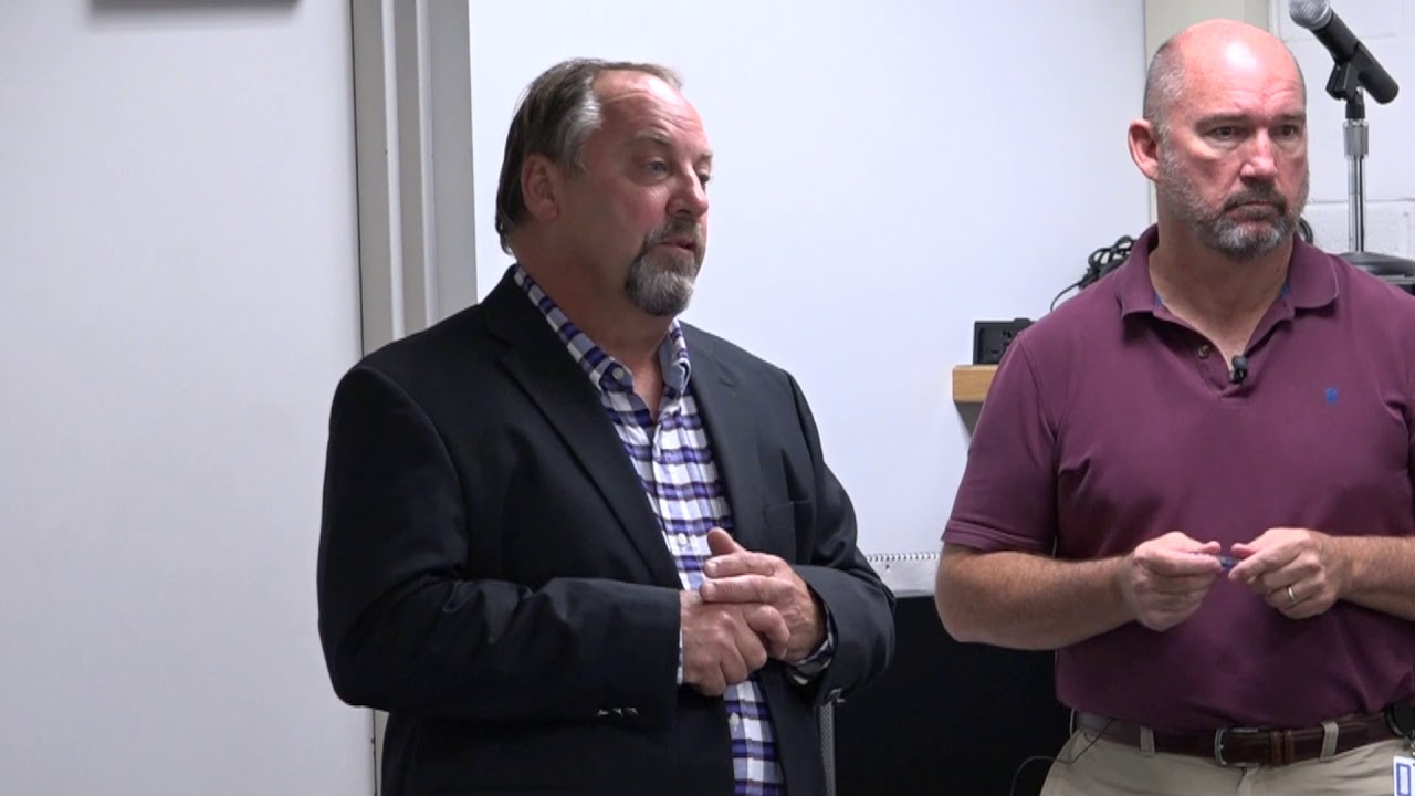 Rick Stout, Superintendent Welcomes Back Key Staff - YouTube