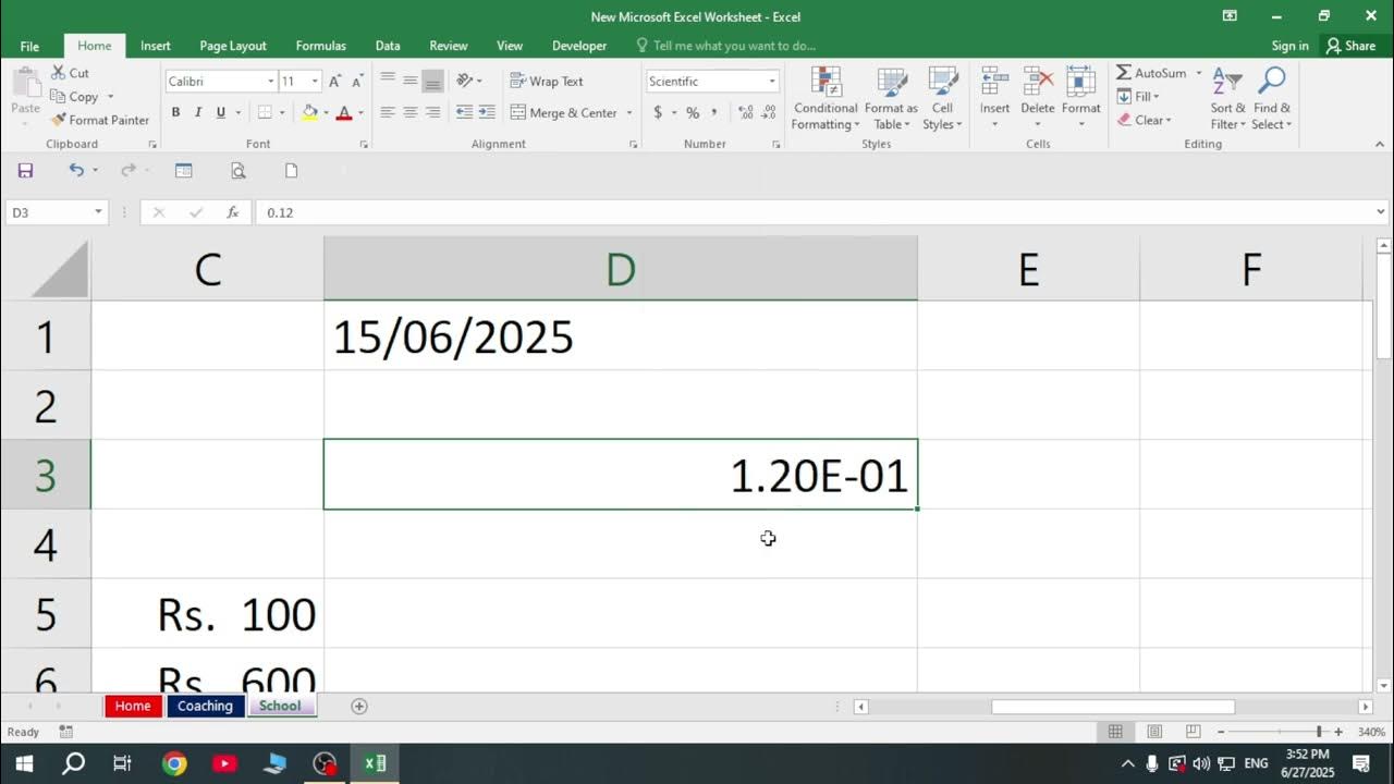 MS EXCEL का पूरा कोर्स सीखे ll Learn MS EXCEL Full Course ll Part-3 - YouTube