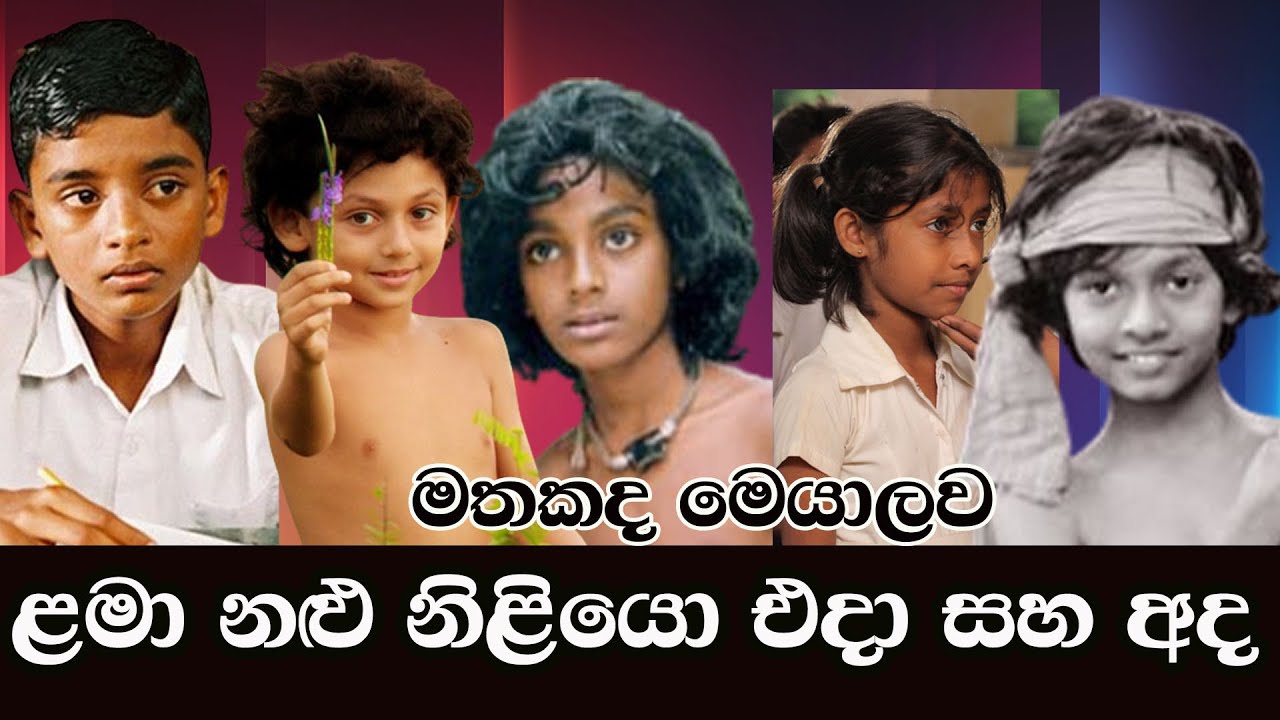 Sri Lankan Child Actors Then And sri-lankan-child-actors-then-and