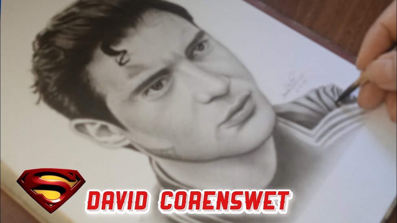 DRAWING SUPERMAN DAVID CORENSWET | jesar art - YouTube
