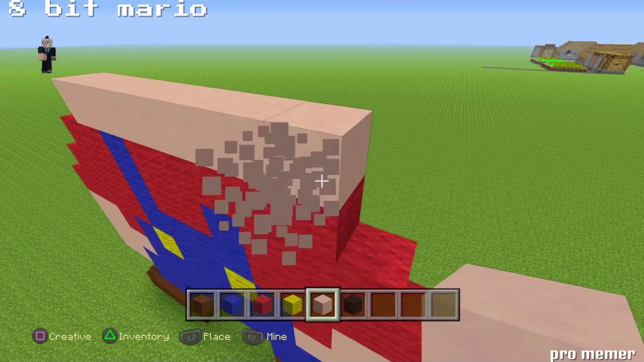 8 Bit Mario Minecraft PS4 Edition - YouTube