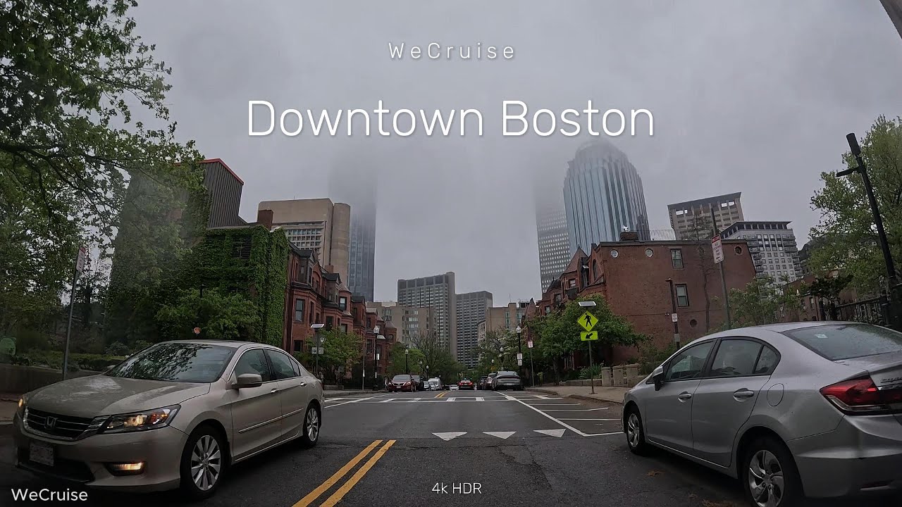 Driving Downtown Boston in 4k HDR - YouTube