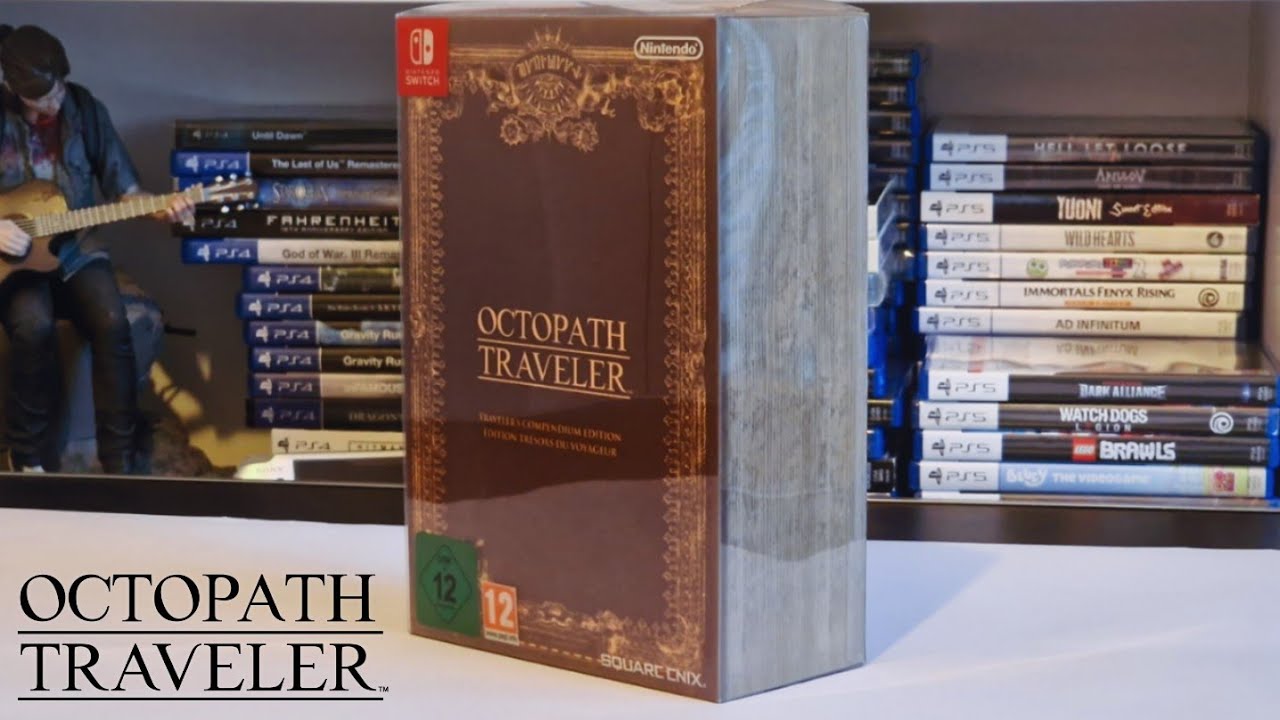 Octopath Traveler Collector's Edition Nintendo Switch Unboxing - YouTube