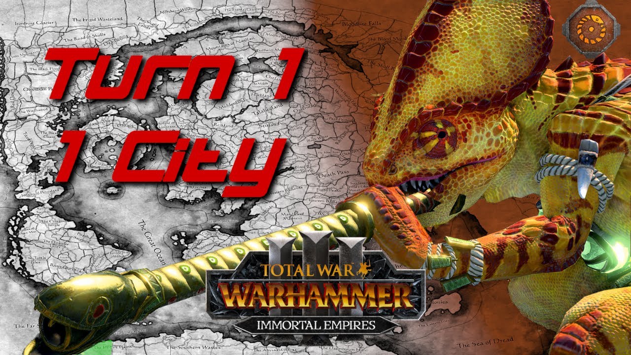Everywhere, Hola Skinks! - Oxyotl Campaign Warhammer 3 - Turn 1 - YouTube