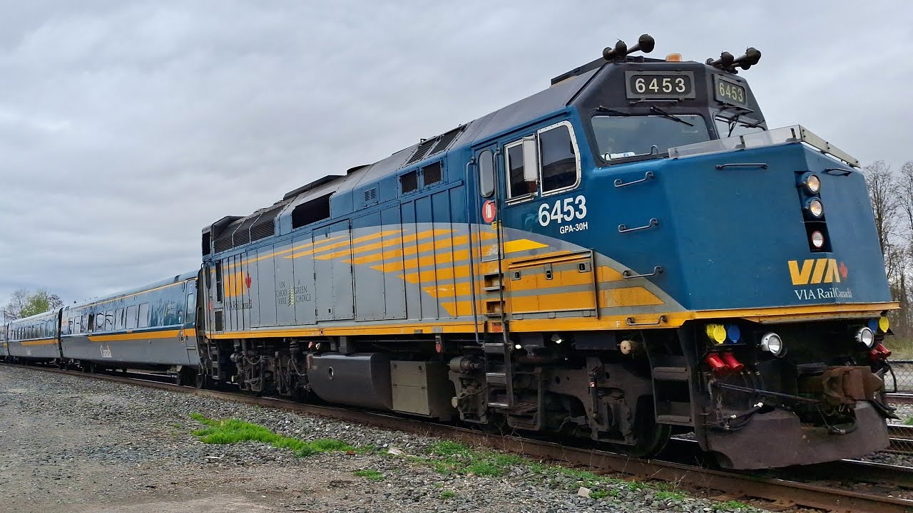 VIA Rail on My Day Heading Home - Love the Way in Cobourg - YouTube