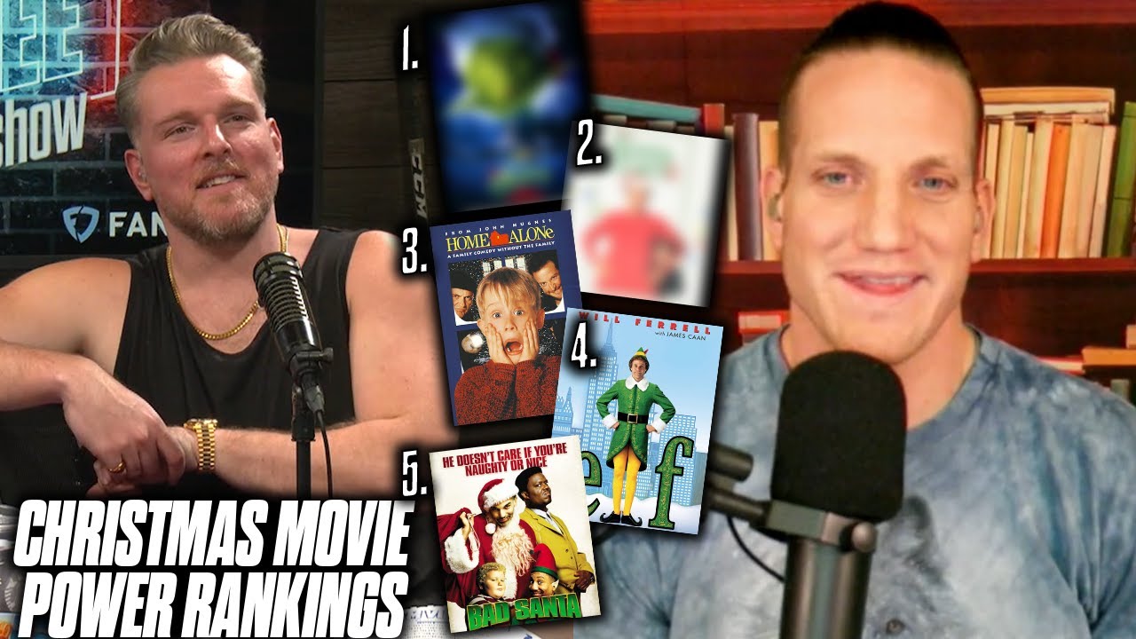 Pat McAfee & AJ Hawk's Christmas Movie Power Rankings - YouTube