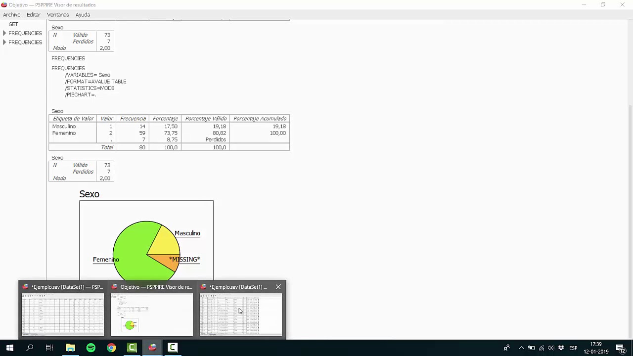 PSPP - Análisis descriptivo - YouTube