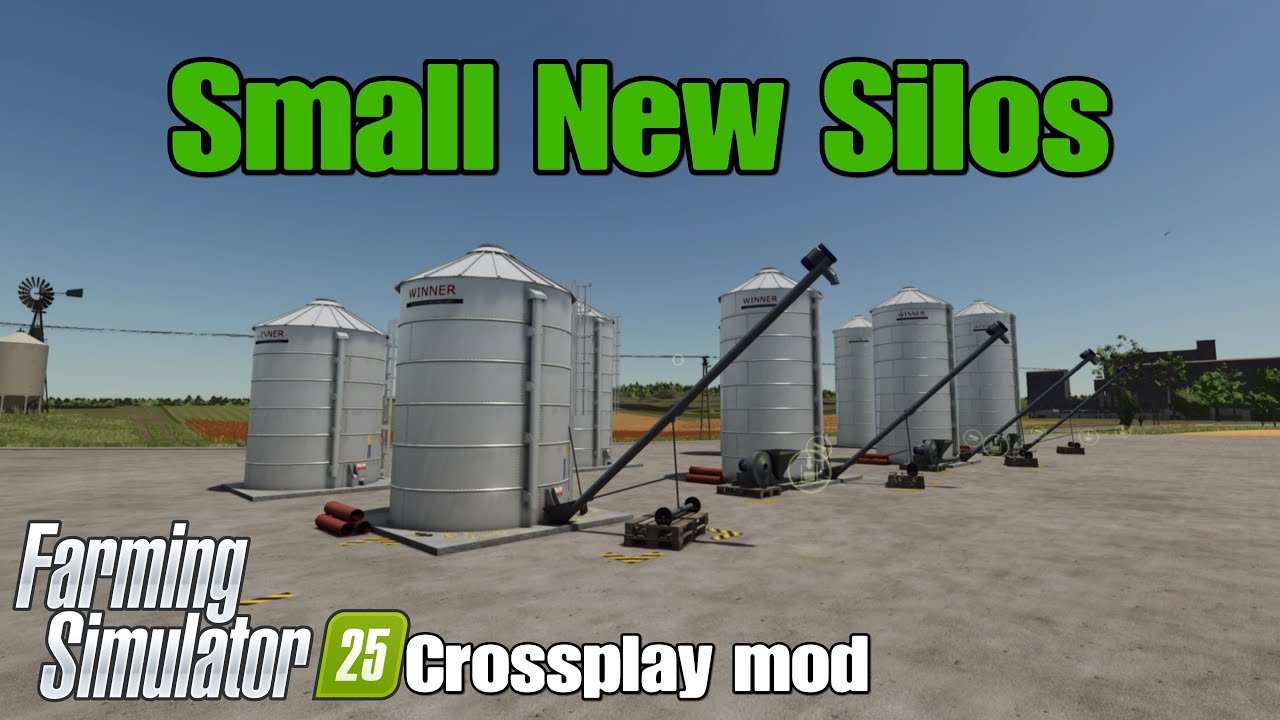Small New Silos / FS25 crossplay mod - YouTube