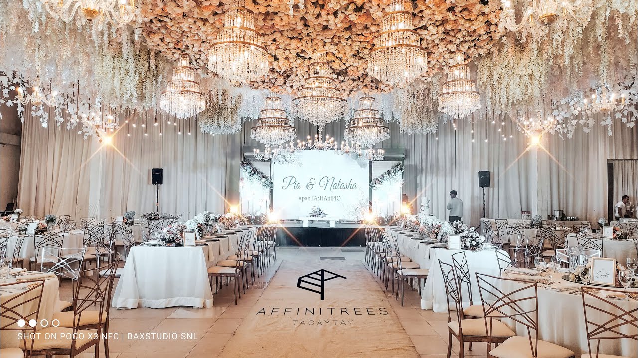 Affinitrees Tagaytay Reception Lights and Sounds w/ LEDwall Setup - YouTube