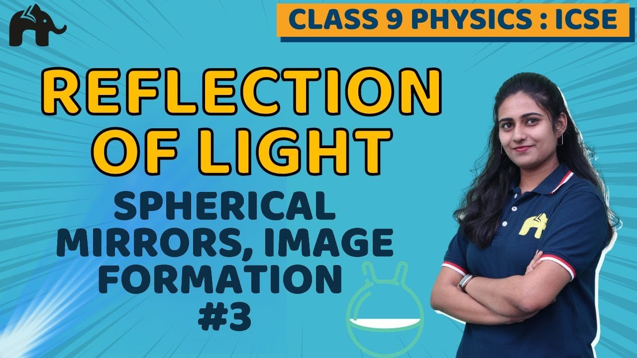 Reflection of light Class 9 ICSE Physics Chapter 7 | Spherical mirrors ...