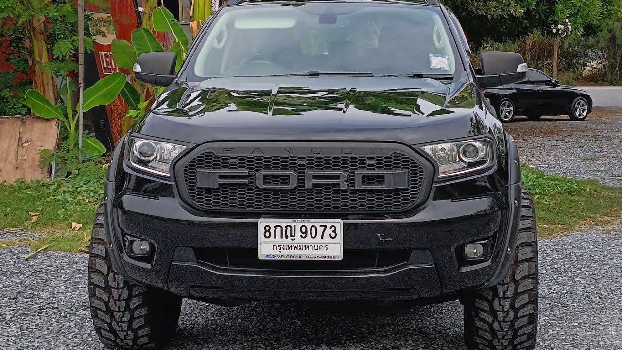 EP 142 : FORD RANGER BLACK AMERICAN STYLE BY AKP CUSTOM WHEELS - YouTube